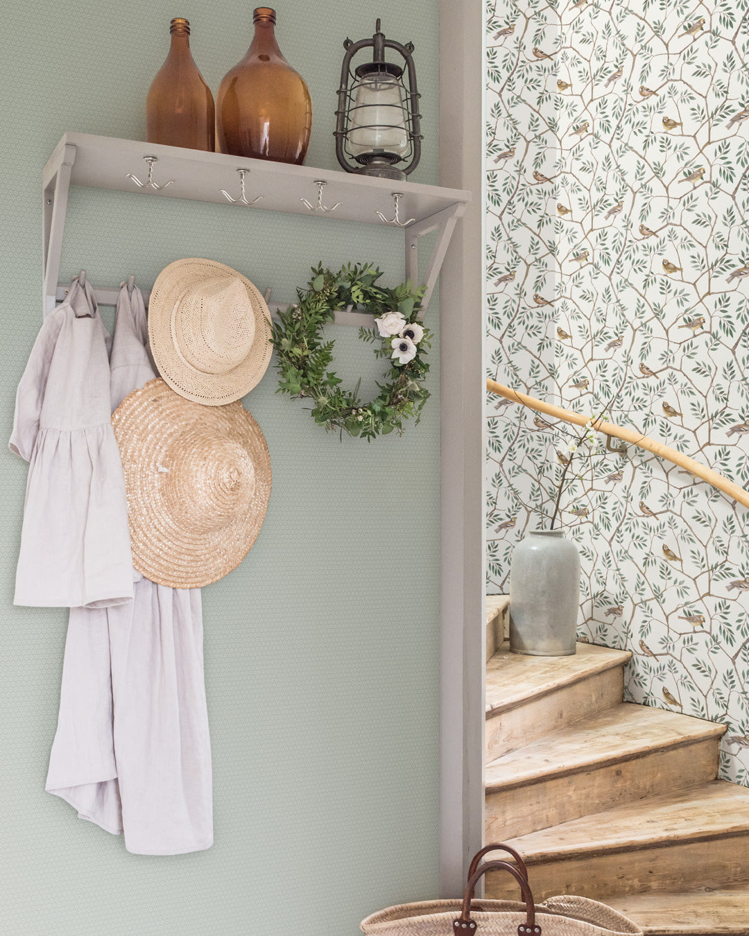 August Wallpaper - Green – Lionheart Wallpaper