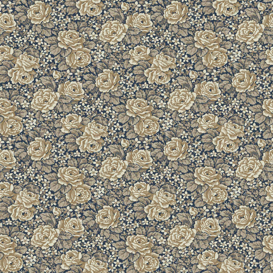 Rosengång Wallpaper - Blue – Lionheart Wallpaper
