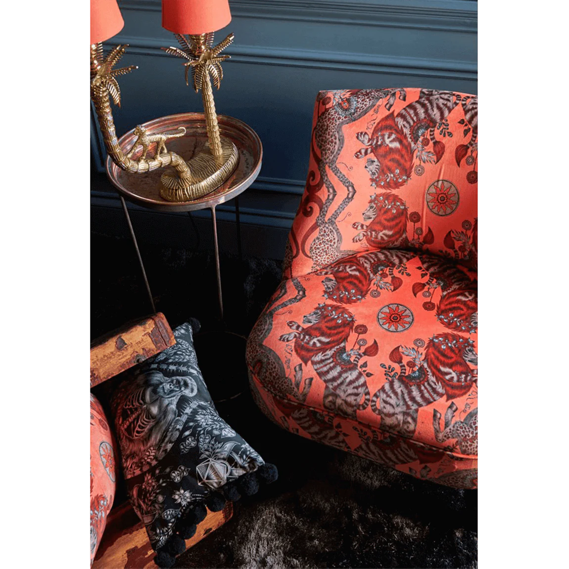 Silverback Cotton Satin Fabric – Lionheart Wallpaper