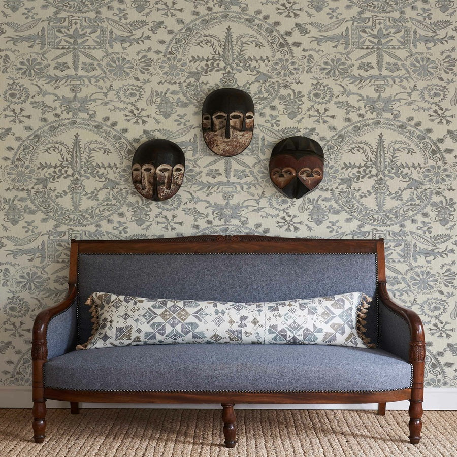 Womad Lg 100 Wallpaper - Lewis & Wood- – Lionheart Wallpaper