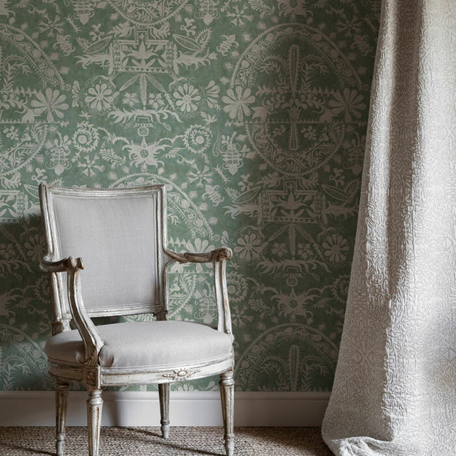 Womad Lg 100 Wallpaper - Lewis & Wood- – Lionheart Wallpaper